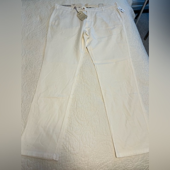 Ballin | Pants | Ballin Mens White Ivory Linen Pants Nwt | Poshmark